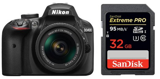 Best Memory Cards for Nikon D3400 | Smashing Camera